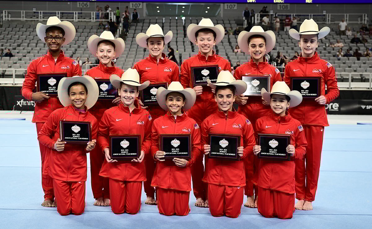 Pease cruises to junior all-around title at 2024 Xfinity Championships ...