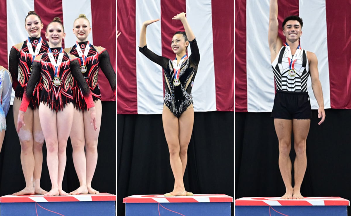 Acrobatic, rhythmic and trampoline and tumbling champions crowned as ...