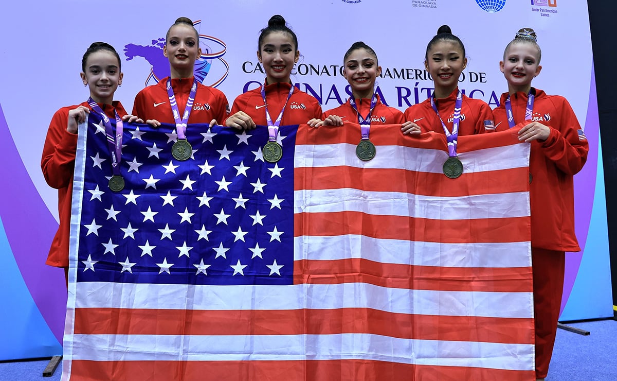 U.S. wins four medals, three gold, on second day of Junior Rhythmic Pan ...