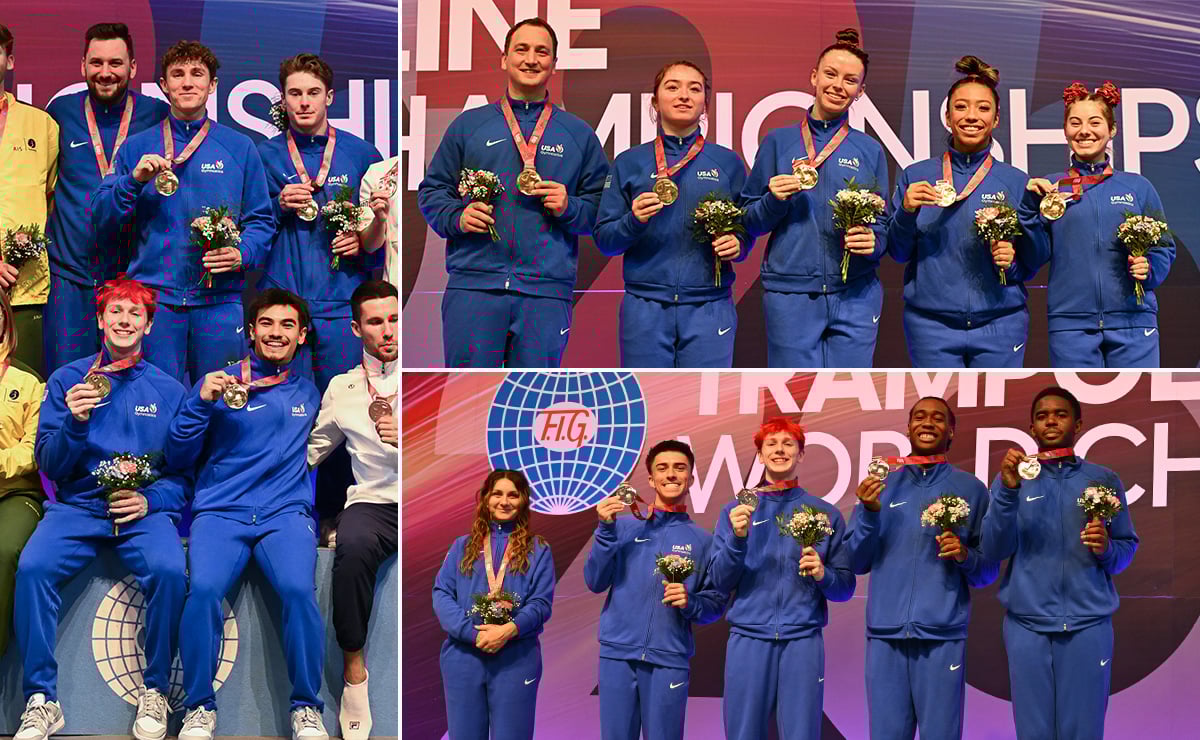 U.S. teams win two gold, one silver medal Friday at T&T Worlds • USA ...